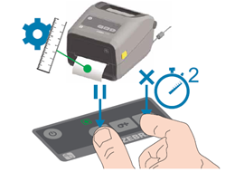 Zebra ZD420 Printers First Setup And Calibrate Operations