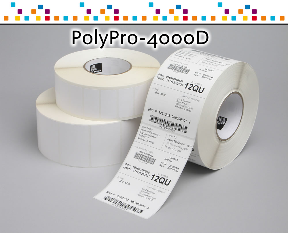 Etichette PolyPro 4000D